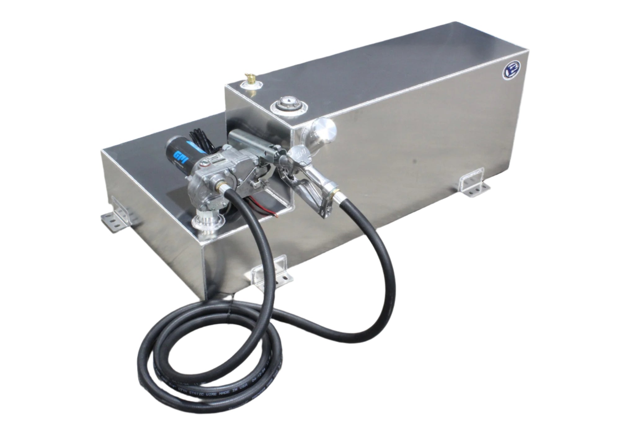 50 Gallon Roll Top Step 48x24x17.5 Aluminum Tank W GPI 15GPM Pump Inst ...