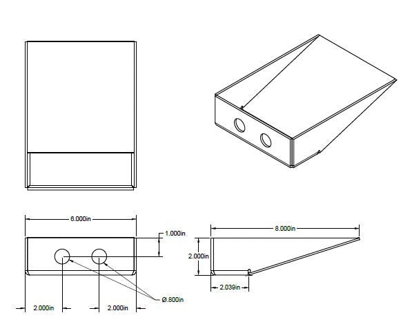Aluminum Weld In Sump 8x6x2 – Boyd Welding LLC